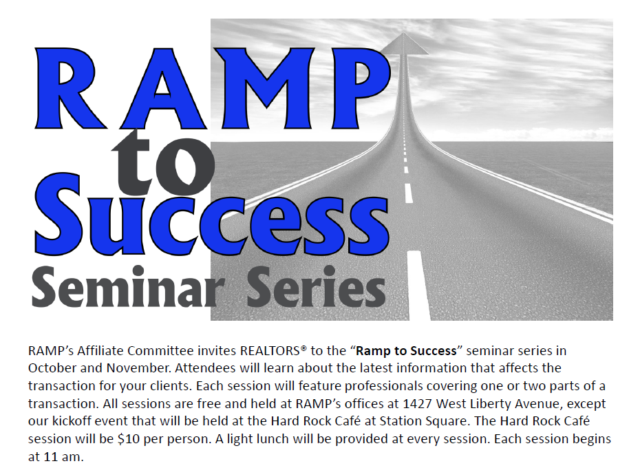 Ramp to Success Seminar Series – Realtors Association of Metropolitan ...
